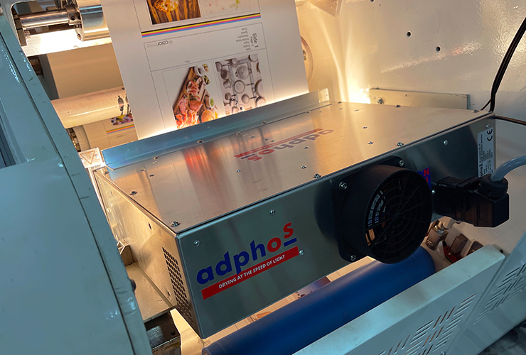Adphos develops new inkjet dryer - Digital Labels & Packaging