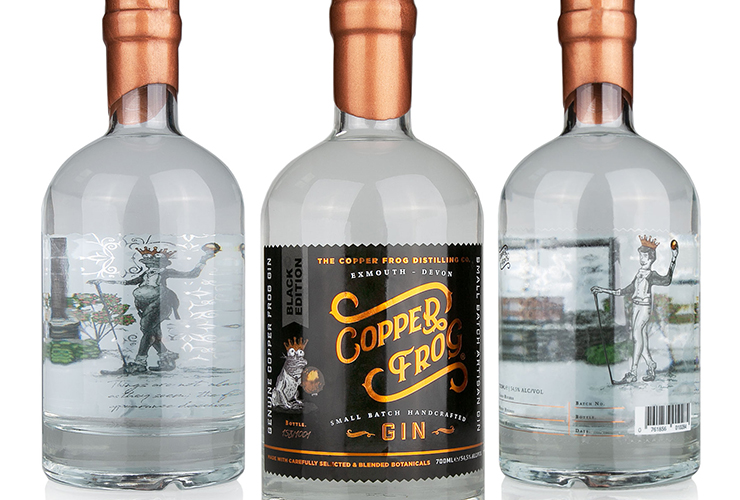 Copper Frog debuts 'look-through' labels for limited edition gin ...