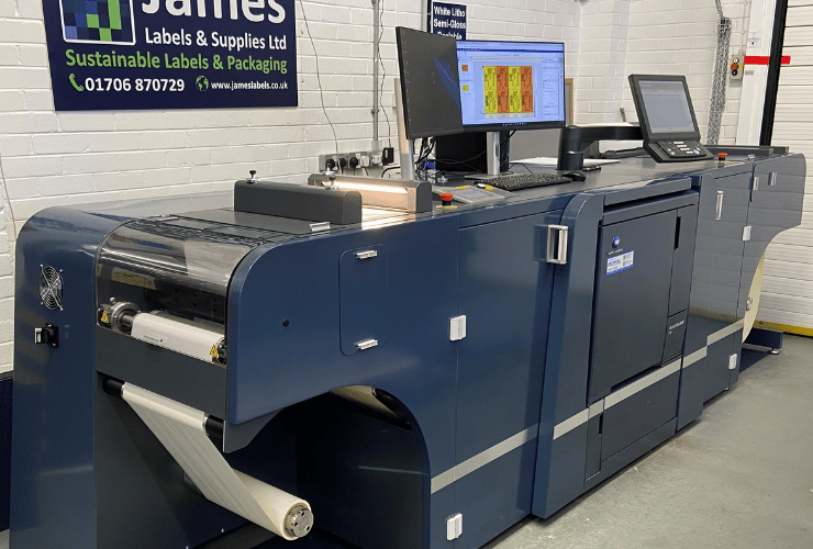 James Labels installs an AccurioLabel 230 - Digital Labels & Packaging