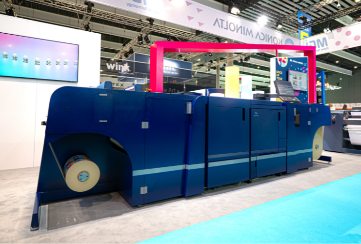 Konica Minolta unveils prototype label press - Digital Labels & Packaging