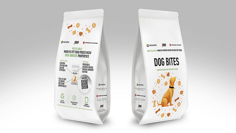 Siegwerk develops mono-PE bag for dry pet food - Digital Labels & Packaging