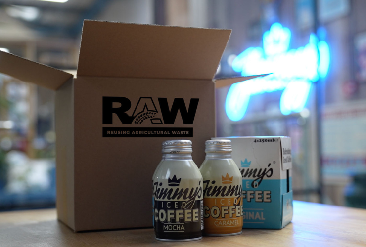 Iced coffee brand hots up for zero-tree packaging - Digital Labels ...