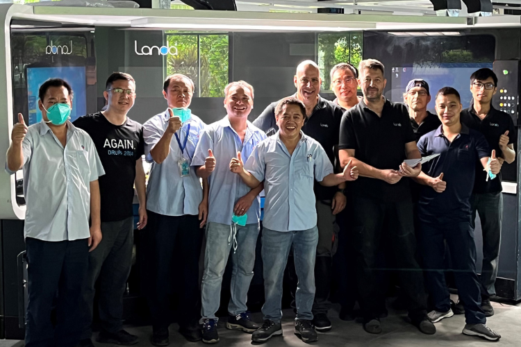 Nine Stars Printing installs Landa S10 nanographic press - Digital ...